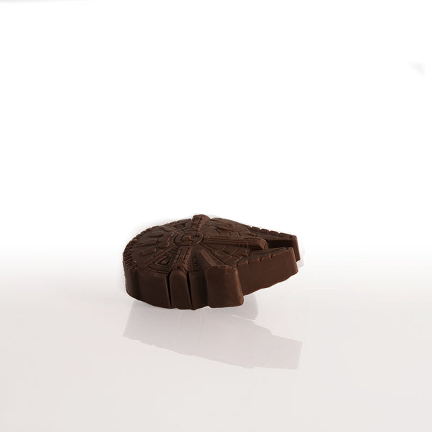 Millennium Falcon chocolate cookie thin | The Truffle Cottage